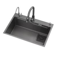 China Modern Kitchen Stainless Utility Sink Rectangular With Large Single Tank for sale