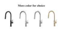 China Brass Bathroom Sanitary Ware Water Tap One Handle Pulldown Faucet for sale