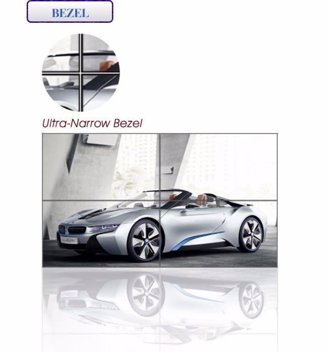Digital TV Wall 46 Inch ultra thin Shenzhen Lcd Video Wall KTV with Strong Three-dimensional Splicing Display Panel
