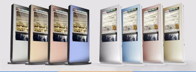 Latest Touch Technology Android Lcd Media Player 2000 Nits Monitor 49 inch Airport Digital Signage Outdoor