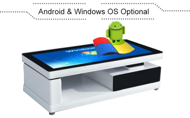 43inch best price tft commercial touchscreen digital totem touch table