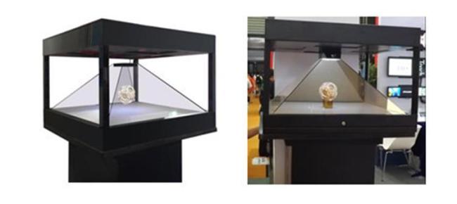 Anzeige 4 Anzeigesystem /holographic der ganz eigenhändig geschrieben 3D der Seiten für Schmuck-/Uhranzeige