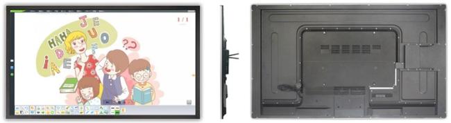 Hot sale 55 to 84 inch interactive tv touch screen whiteboard, all in one pc touch screen monitor with 4K UHD Resolution