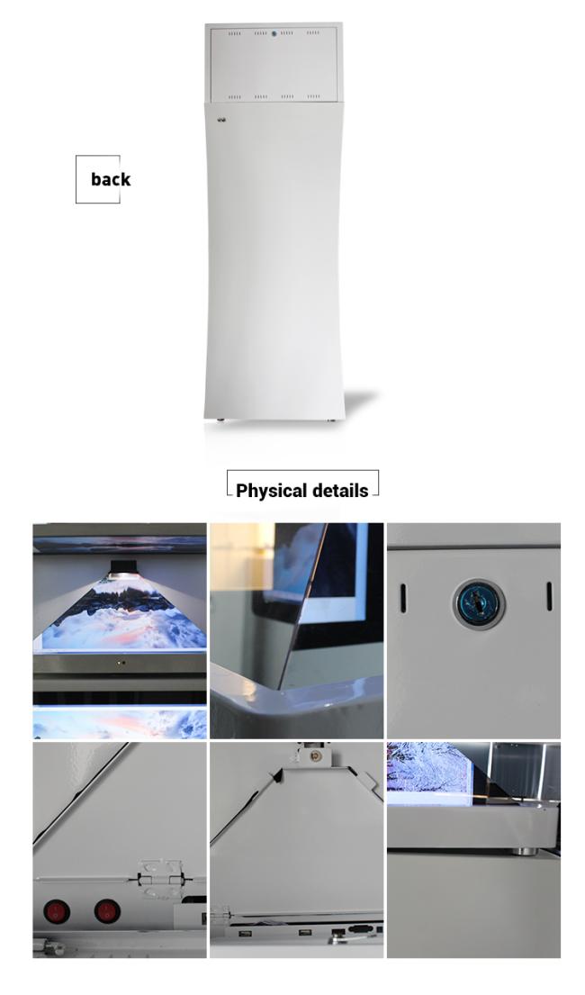 32 affichage d'hologramme de l'écran tactile 3d de pouce avec des panneaux d'affichage d'affichage à cristaux liquides