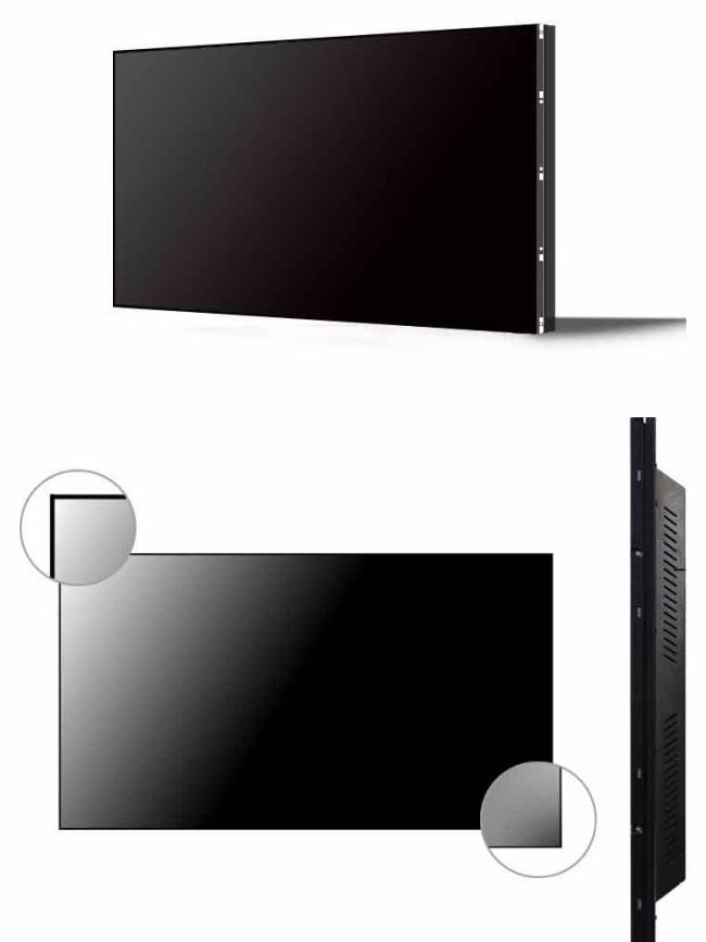 64" Inch exhibition narrow bezel 3x3 lcd video wall