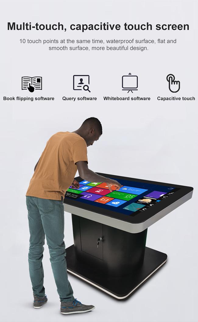 43 inch android kids water proof interactive touch screen lcd games advertising player