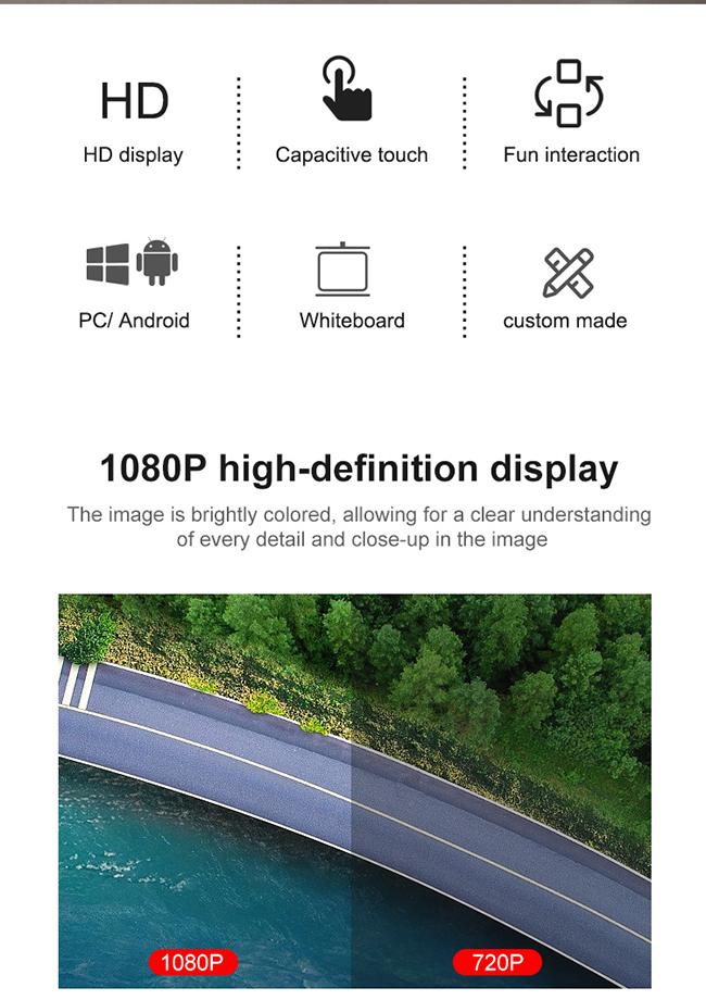43 inch android kids water proof interactive touch screen lcd games advertising player