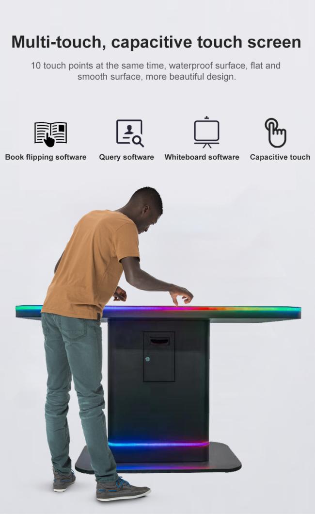 Objecten van het de Prijs Multitouche screen van Erkenningsrestaurants de Slimme Digitale Interactieve Eettafel van de de Koffiewinkel