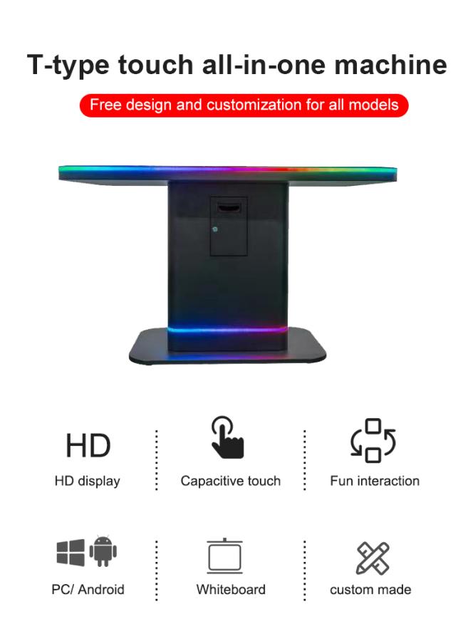 Objecten van het de Prijs Multitouche screen van Erkenningsrestaurants de Slimme Digitale Interactieve Eettafel van de de Koffiewinkel