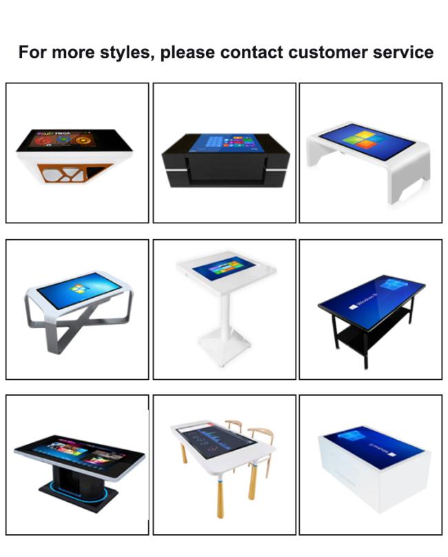 Objecten van het de Prijs Multitouche screen van Erkenningsrestaurants de Slimme Digitale Interactieve Eettafel van de de Koffiewinkel