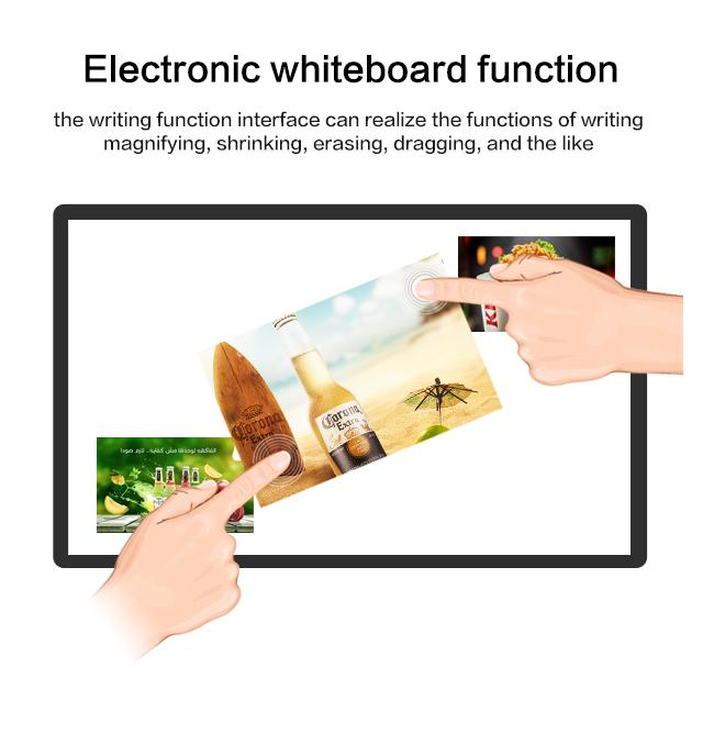 Android coffee table 43 inch advertising player interactive touch table for meeting advertising display
