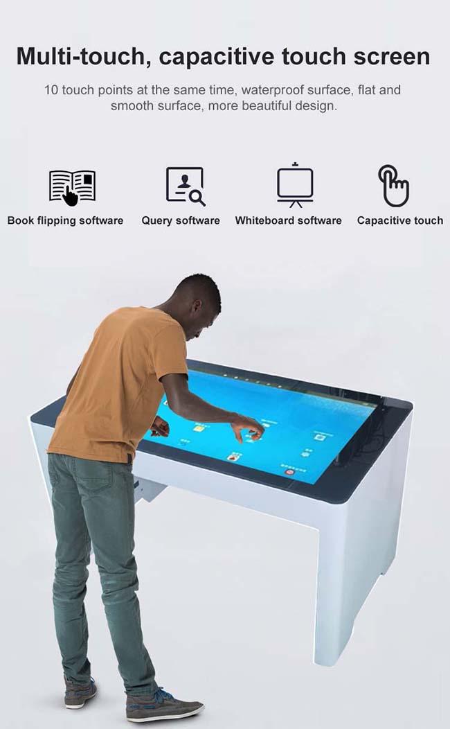 43 Inch New Design LCD touchscreen digital tea table Interactive touch screen