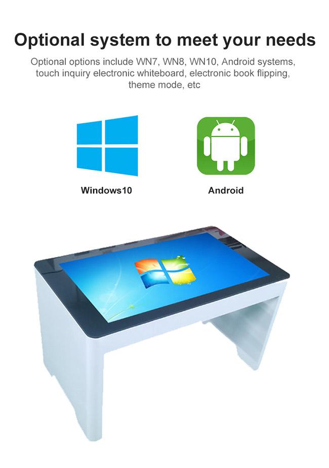  Touchscreen Interactieve Slimme Lijst LCD Multi het Touche screenkiosk van de Reclamevertoning