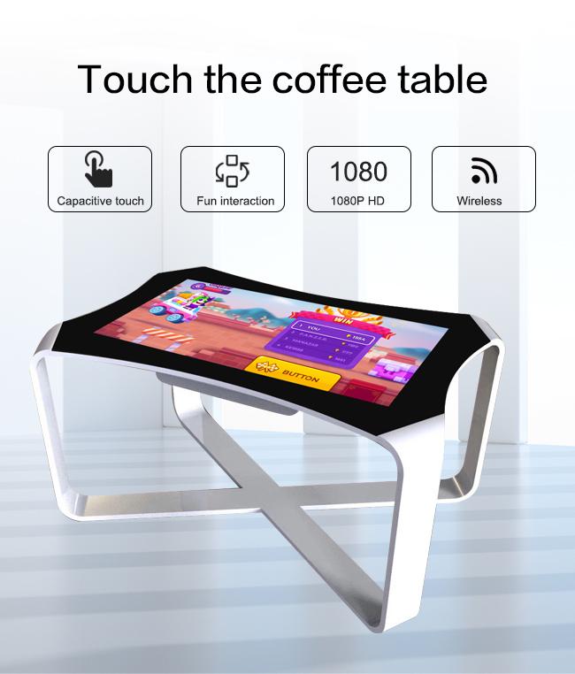 Touch table Wifi android system LCD table kiosk interactive multi top coffee smart touch screen table
