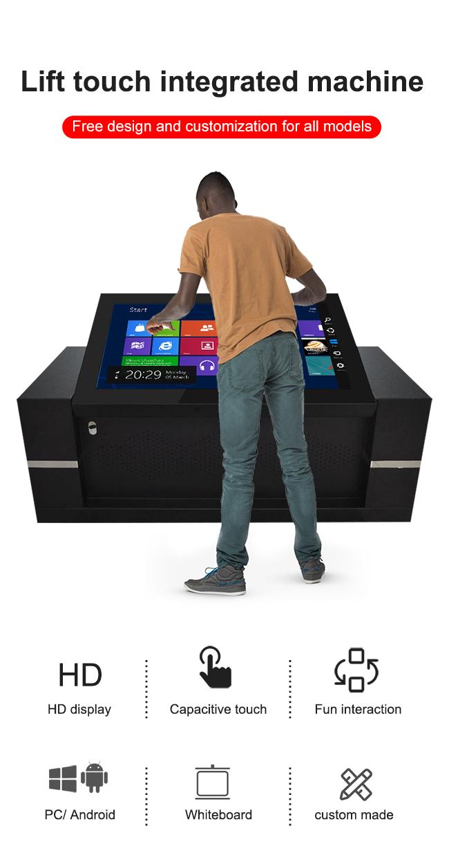Touch Screen 3D Anatomy Education Virtual Anatomy Table Lifting Touch Table