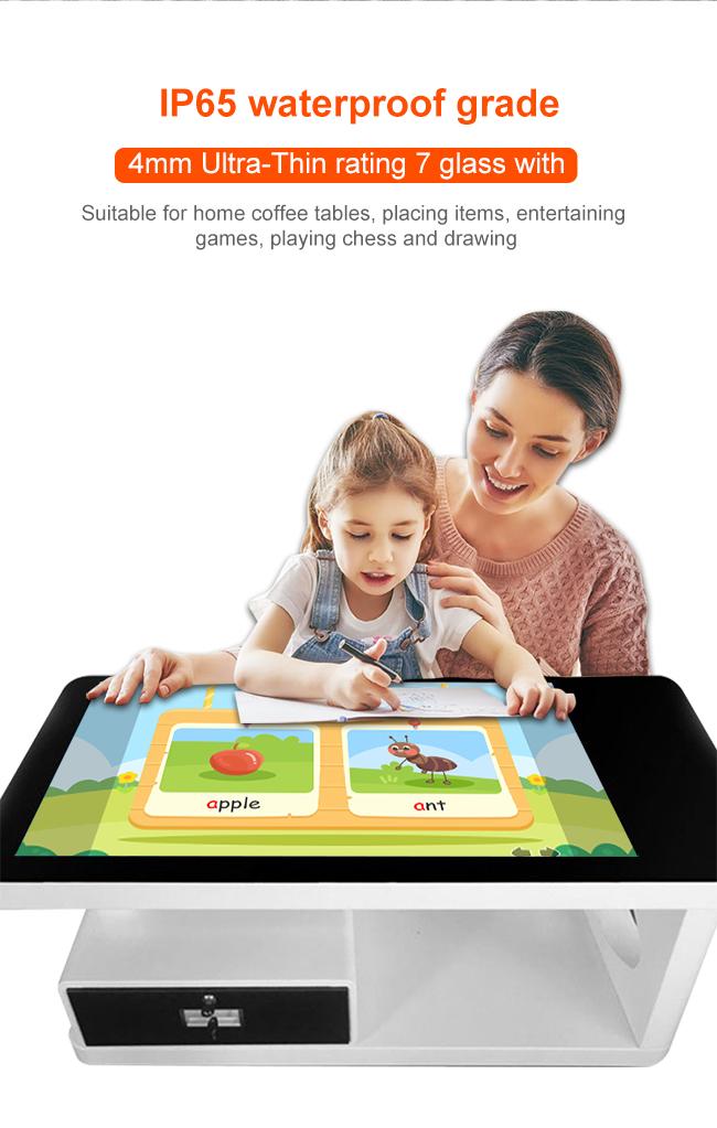 55 Inch For Game/Advertising/Exhibition LCD Interactive Capacitive Touch Screen Digital Drawer Smart Touch Table