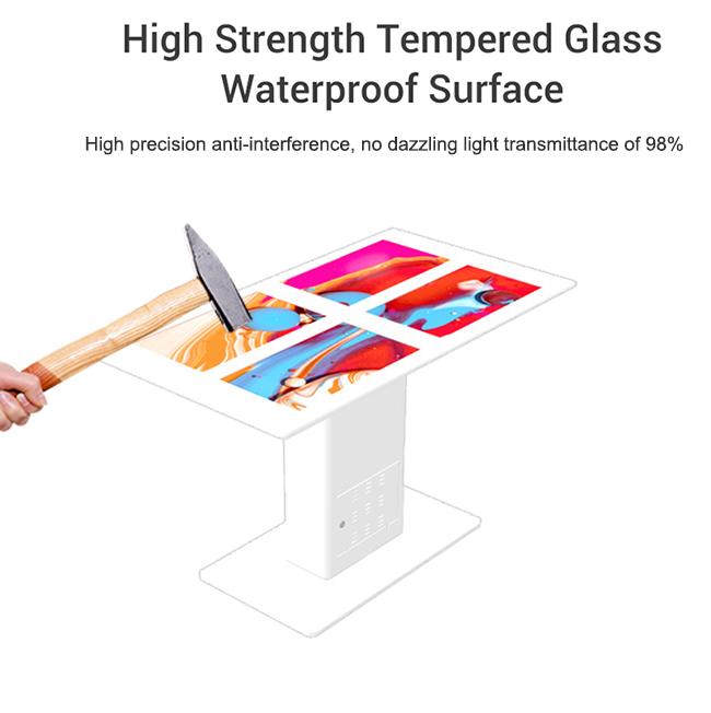 OEM / ODM Interactive Multi Finger Touch Smart Game Table Kiosk Touch Screen Table For COFFEE GAME
