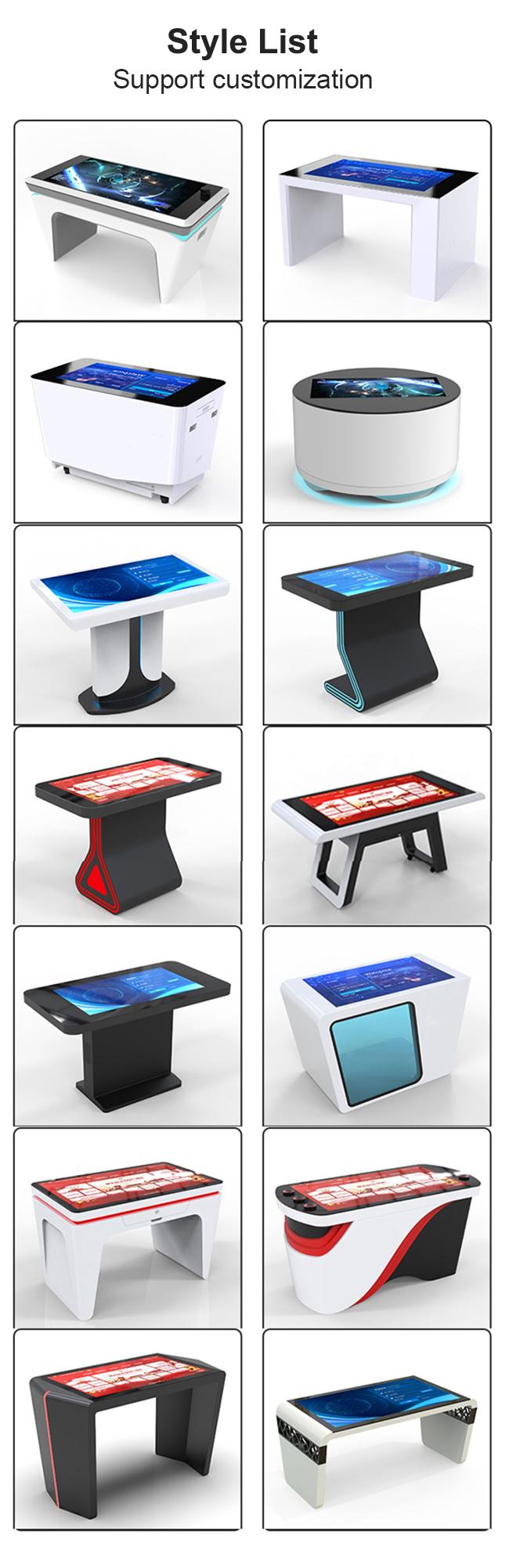 55 Inch Windows LCD Touch Screen Monitor Display Game Table, Golden Object Recognition