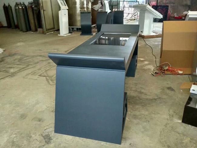 43 Inch LCD HD Interactive Digital Touch Table Touch Screen Kiosk Floor Stand Touch Screen Display Kiosk