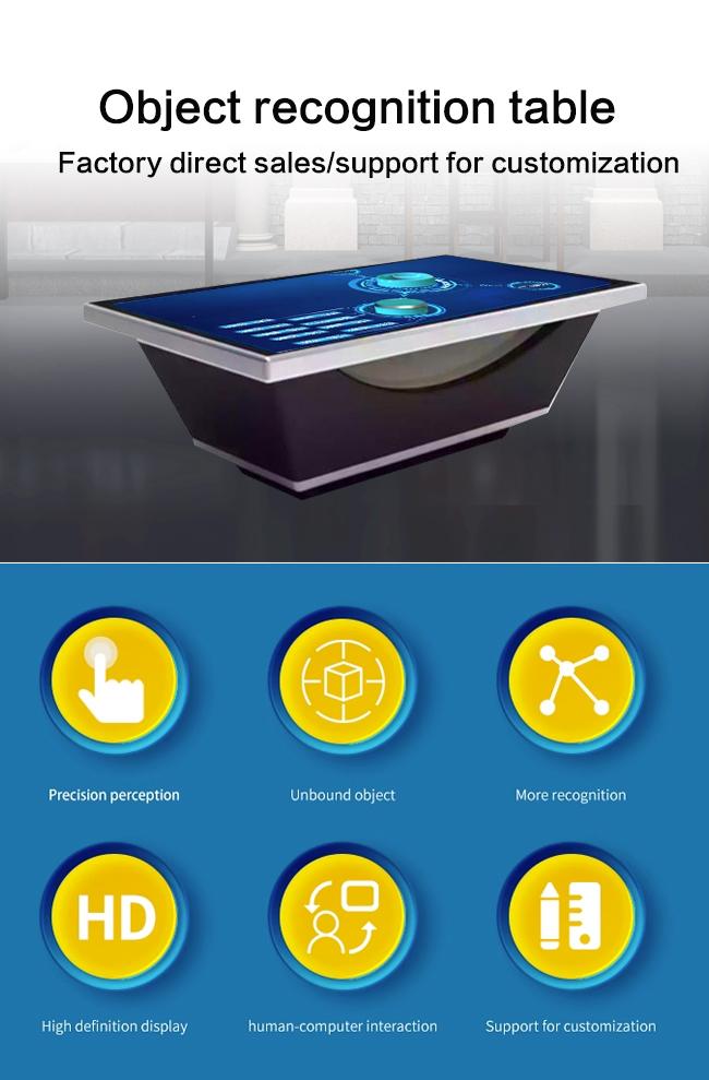 LCD Object Recognition Touch Table Augmented Reality Dynamic Hologram Projector Interactive Touch Screen Table Child