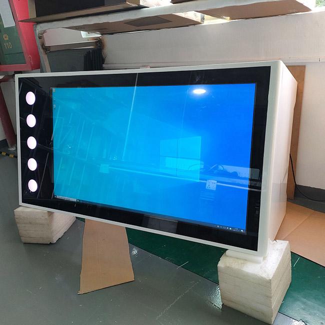 Free Standing 55 Inch Indoor Lcd Interactive Android Or Windows System Coffee Game Smart Touch Screen Table
