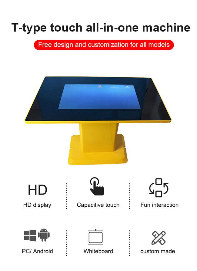 43 Inch Touch Screen Activity Table Modern Living Room Coffee Table Windows