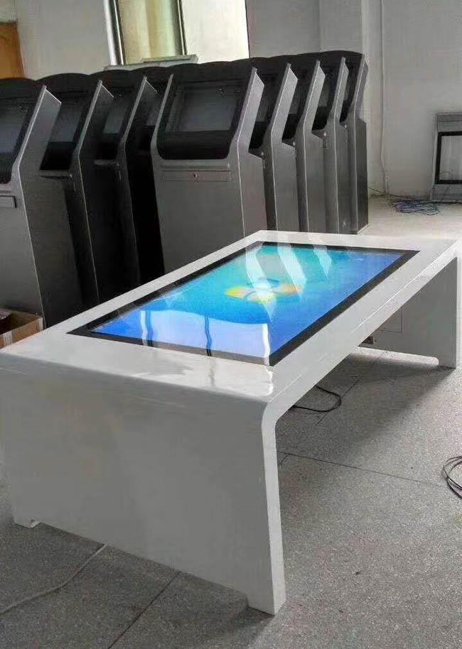 Smart Touchscreen Table LCD Advertising Multi Touch Screen Kiosk for Coffee Bar Table/Conference