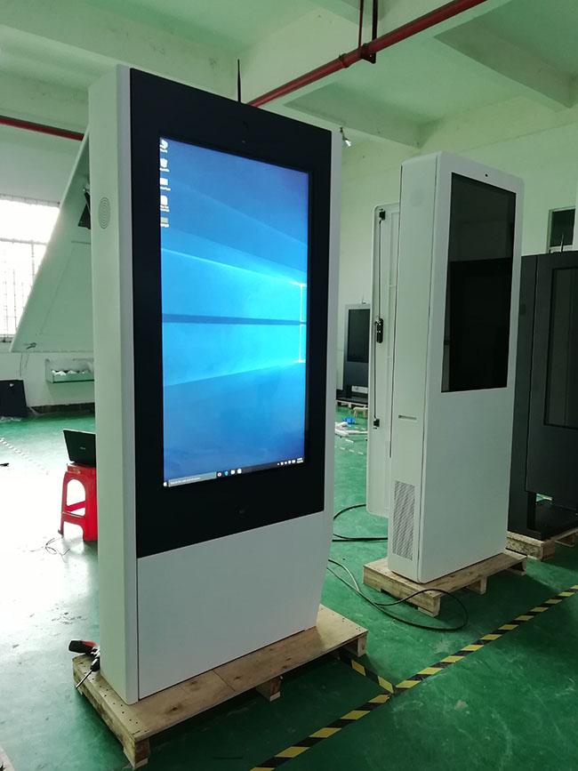 55 Inch Good Quality Factory Price Dustproof IP65 Waterproof  Outdoor Digital Signage LCD Display With Floor Standing