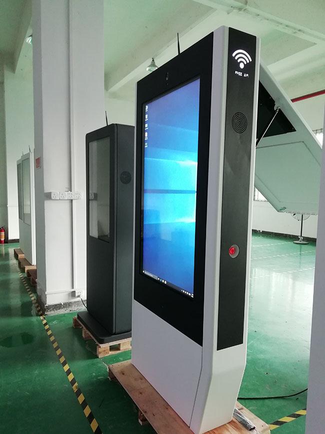 55 Inch Good Quality Factory Price Dustproof IP65 Waterproof  Outdoor Digital Signage LCD Display With Floor Standing