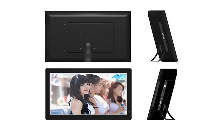 digital picture frame wood