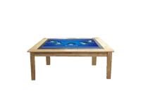 China 43 Inch Touch Screen Activity Table Digital Tea LCD Touchscreen Table Android / Windows OS Touch Table For Children for sale