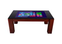 China Waterproof Study Screen Coffee Table 43'' Interactive Kiosk Multi-Touch Screen Gaming Smart Coffee Table for sale