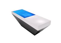 China 43'' Object Recognition Restaurants Smart Digital Interactive Multitouch Screen Coffee Table For Education for sale