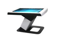 China Z Shaped Irregular Smart Screen Touch Table Multimedia AIO Touch Screen Coffee Table for sale