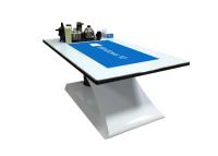 China 43 Inch Interactive Touch Screen Smart Table LCD Advertising Display For Coffee Meeting for sale