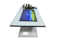 China 43 Inch Interactive Touch Screen Smart Table LCD Advertising Display For Coffee Meeting for sale