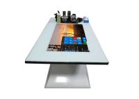 China 43 Inch Interactive Touch Screen Smart Table LCD Advertising Display For Coffee Meeting for sale