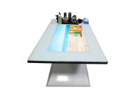 China 43 Inch Interactive Touch Screen Smart Table LCD Advertising Display For Coffee Meeting for sale