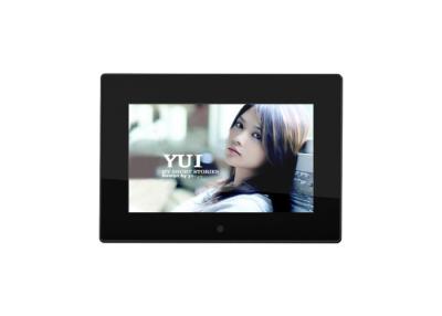 Cina Cornice per foto digitale LCD da 7 pollici con lettore di pubblicità in cristallo trasparente in vendita