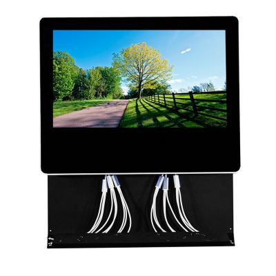 China Metal Wall Mounted Electric Mobile Phone Charging Station Digital Signage  With 21.5'' AD Screen for sale