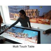 China Conference Multi Touch Screen Table Support Multi - Language High Brightness for sale