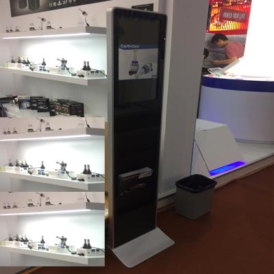Cina Isolato a 21,5 pollici del chiosco interattivo capacitivo del touch screen della caffetteria con il supporto della rivista in vendita