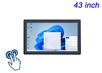 Cina schermo touch incorporato da 43 pollici Windows per schermi Smart City, interfacce per stadi, soluzioni immersive per il retail e sistemi di gioco in vendita