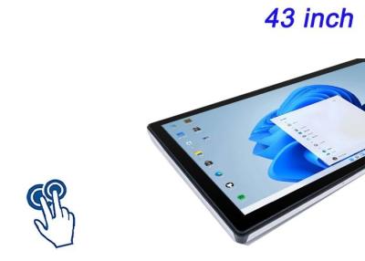 Cina schermo touch incorporato da 43 pollici Windows per schermi Smart City, interfacce per stadi, soluzioni immersive per il retail e sistemi di gioco in vendita