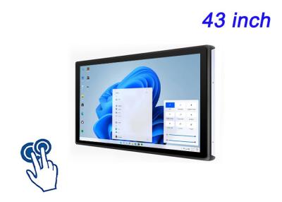 Cina schermo touch incorporato da 43 pollici Windows per schermi Smart City, interfacce per stadi, soluzioni immersive per il retail e sistemi di gioco in vendita