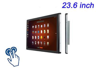 Cina 23.6 pollici Linux touch screen embedded per macchine CNC, applicazioni Smart City, sistemi di monitoraggio ospedalieri e stand espositivi in vendita