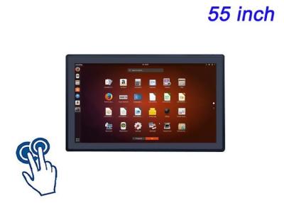 Cina 55 pollici Linux touch screen incorporato per la pubblicità al dettaglio di fascia alta, centri di comando, interfacce museali e soluzioni di gioco immersive in vendita