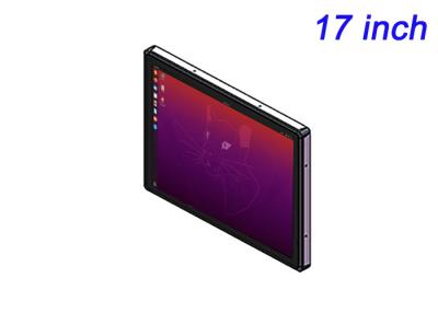 Cina Schermo integrato Linux da 17 pollici per apparecchiature mediche, display di trasporto pubblico, pannelli di controllo industriali e pubblicità al dettaglio in vendita