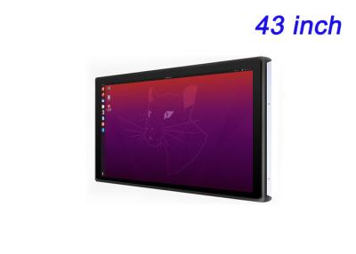 Cina schermo integrato Linux da 43 pollici per segnaletica digitale, gestione dei magazzini, infrastrutture di città intelligenti e monitoraggio delle strutture in vendita