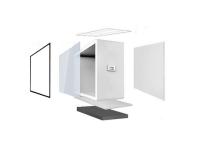 China New Style 43 inch Interactive Transparent LCD Display Case with 1920x1080 Resolution for sale